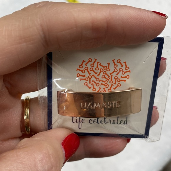 KEEP Collective | Jewelry | Nwt Rose Gold Tone Keep Collective Namaste ...